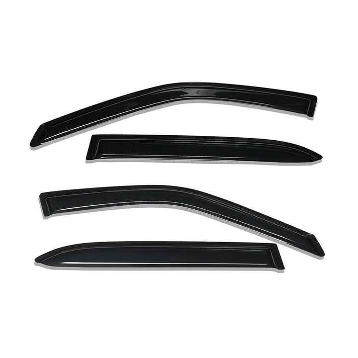 Btongint Auto Wind Deflectors Visors Black Rain Guard Door Visor ...
