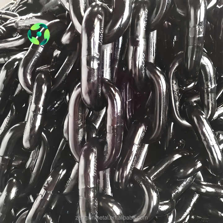 G100 Alloy Steel Load Chain 18X54mm Welded Grade 80 Transmission Chain ...