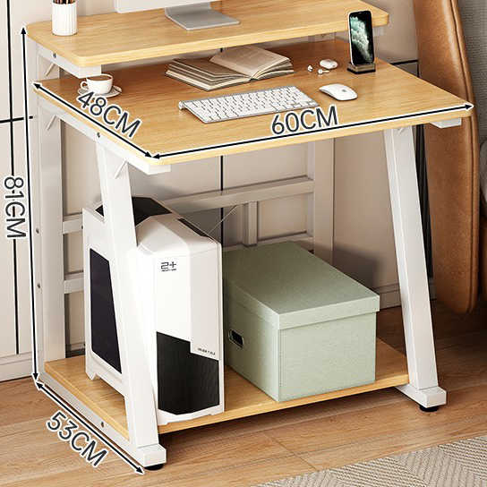 Small Bedside Desk Desktop Computer Desk Movable Laptop Table Bedroom ...
