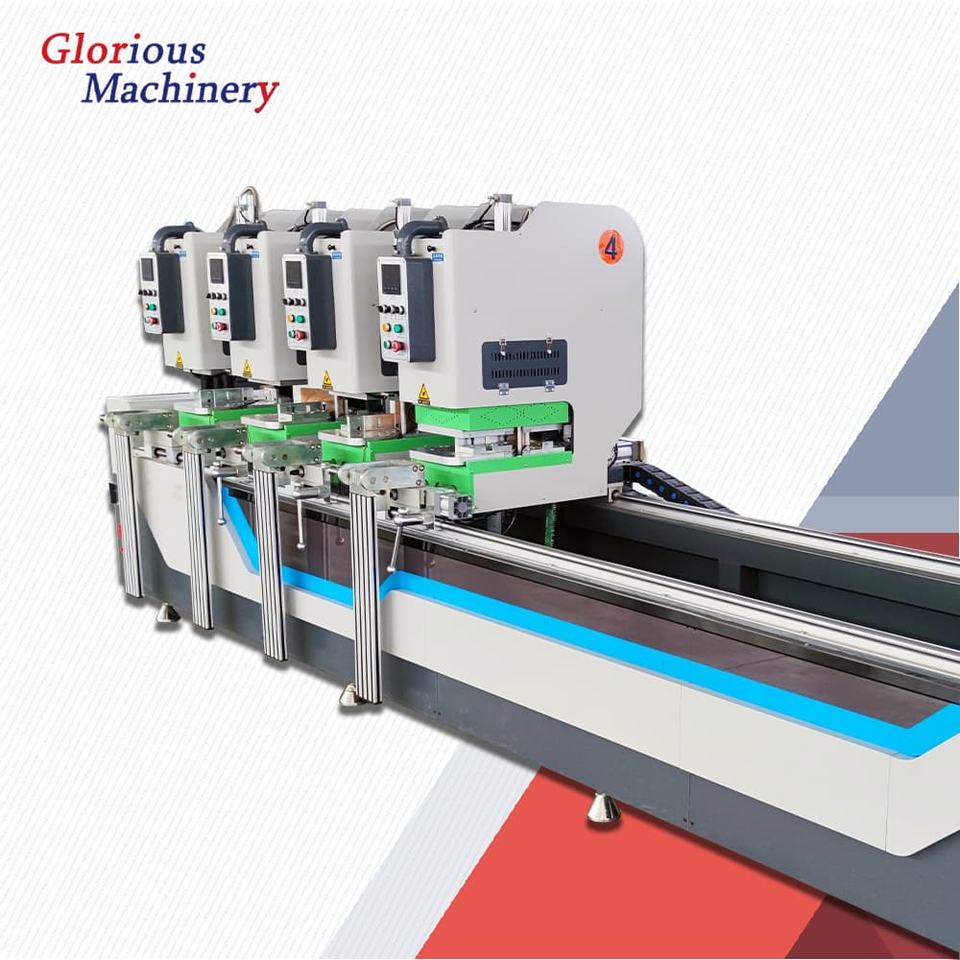 Glorious New Automatic PLC 2-4 Head Seamless Welder UPVC/PVC Profiles ...