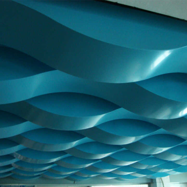 Wave aluminum false ceiling panel /Aluminum panel decorative ceiling ...