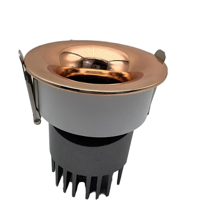 Modern 12W Recessed Mounted LED Downlight Anti-Glare Aluminum Plastic ...