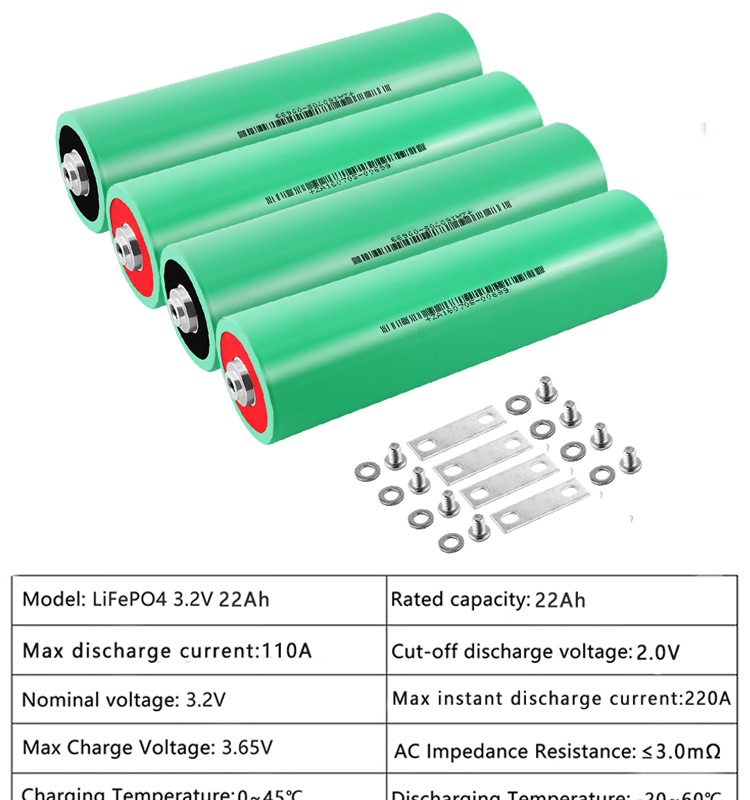 Pin Lưu Trữ Năng Lượng Lifepo4 3.2v 3.2 Mah Ubppower Lfp 6000 V 16ah 2 ...