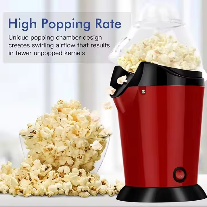 Popcorn Popper Maker Electric Stirring Quick Heating for Home Party ...