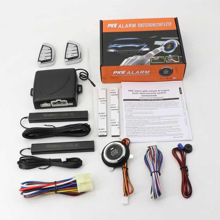 Universal Car Alarm System with PKE Keyless Entry