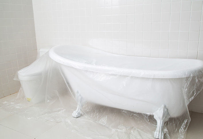 Construction Plastic Cover Sheet In Roll - Buy Construction Plastic ...