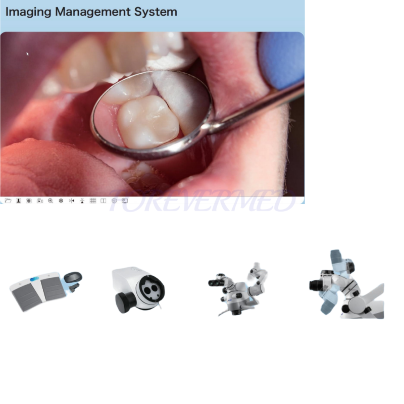 Mobile 4K Dental Surgical Microscope Binocular Loupes Dental Operation ...