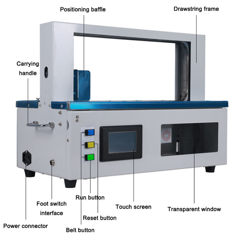 Opp and Paper Banding Strapping Machine/Small Banding Strapping Machine ...