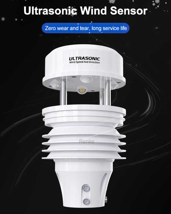 Renke RS485 Weather Monitoring Anemometer - Ultrasonic Wind Sensor