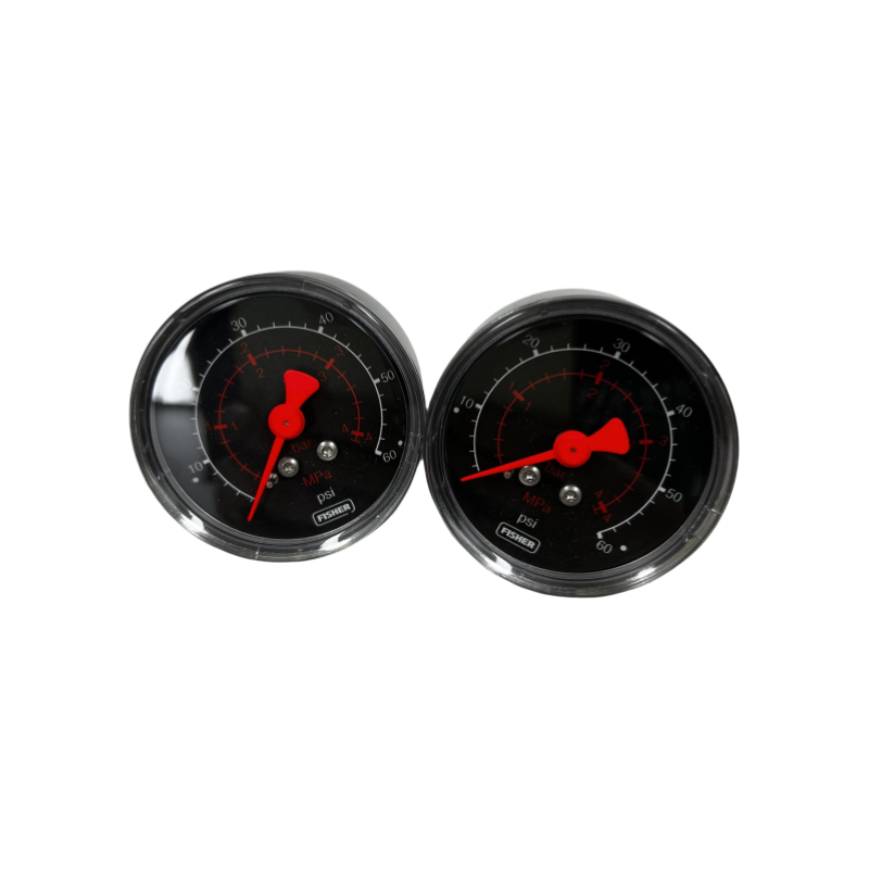 Original Fisher 3582/3582G Dual Scale Output Pressure Gauge Valve ...