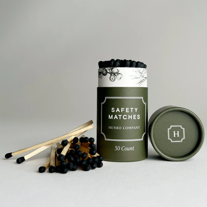 Custom Printed Wooden Match Box Colorful Head Long Paper Tube Book ...