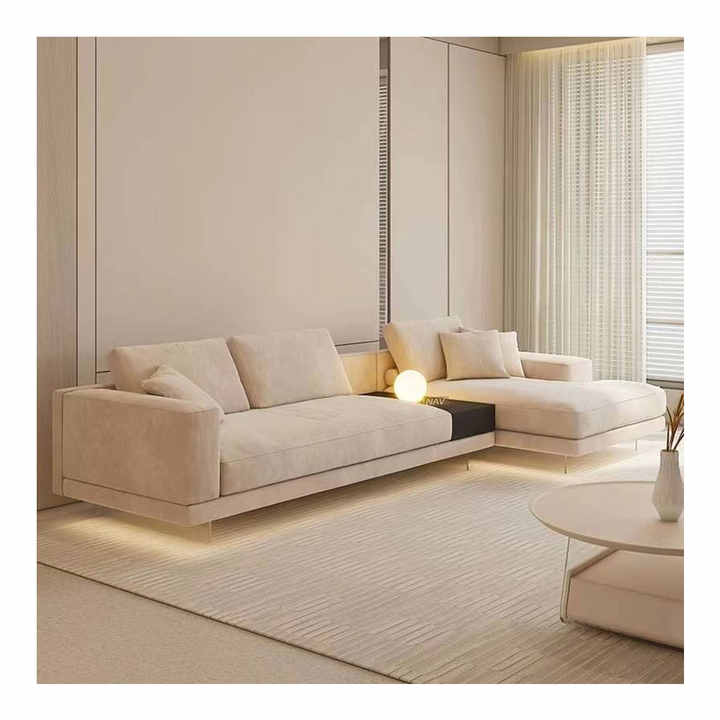 Modern Italian Corner Fabric Sectional Sofa Set Furniture Japanese ...