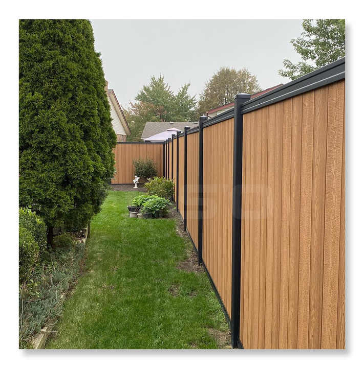 6ft X 6ft Outdoor WPC Wood Trellis Fence - Durable & Eco-friendly