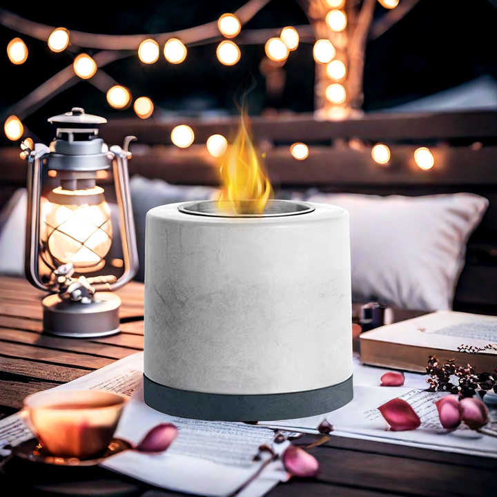 China Best Decorative Concrete Mini Small Fire Pit Burner Tabletop ...