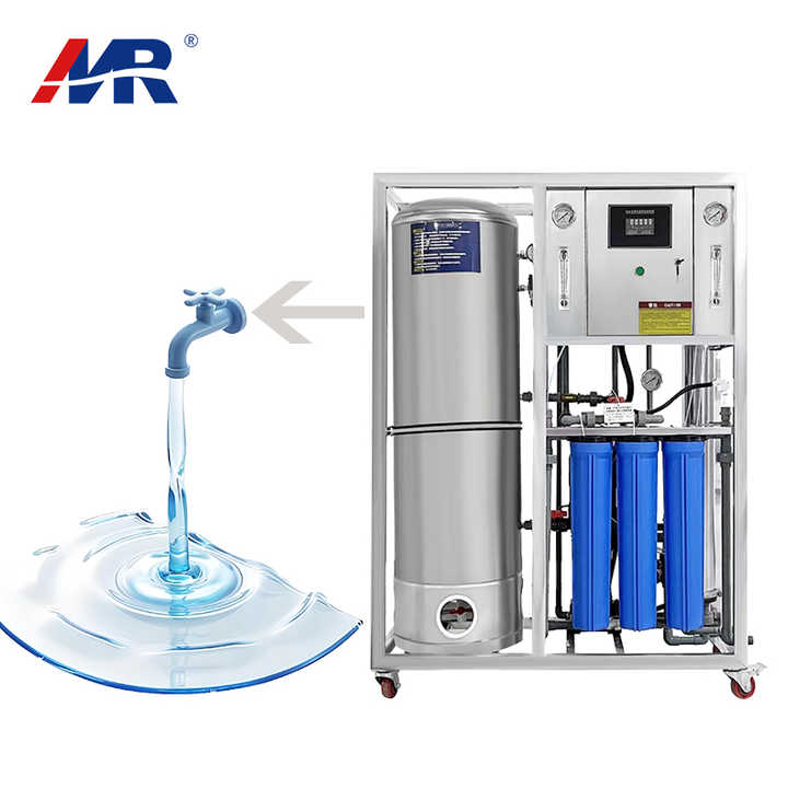 250L 500L Hour Water Purification System RO Filtration Plant Reverse Osmosis Drinking Water ...
