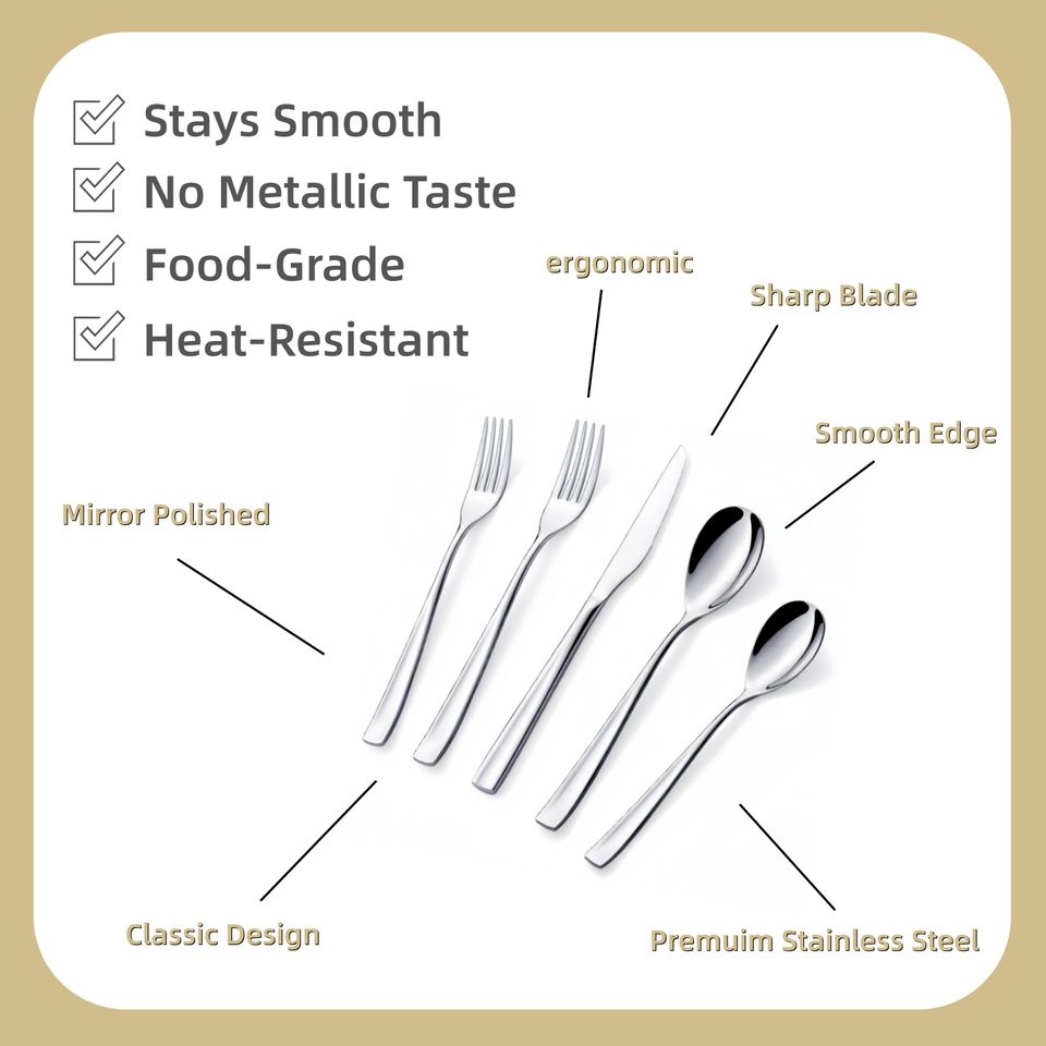 Modern Eco-Friendly Mirror Polish Stainless Steel Spoon for Home ...