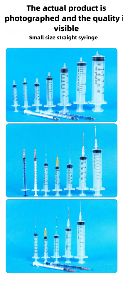 Disposable Plastic Luer Slip Syringe Without Needle For Industrial ...