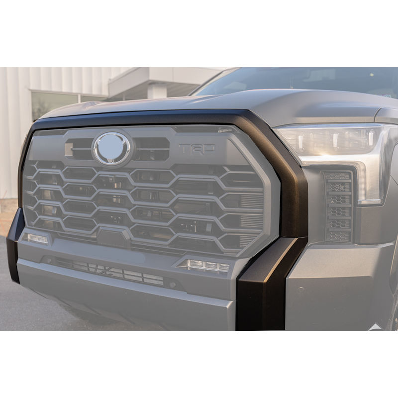 UPPER CASE of GRILLE MOULDING MATT BLACK for TOYOTA TUNDRA 2022 2023 ...