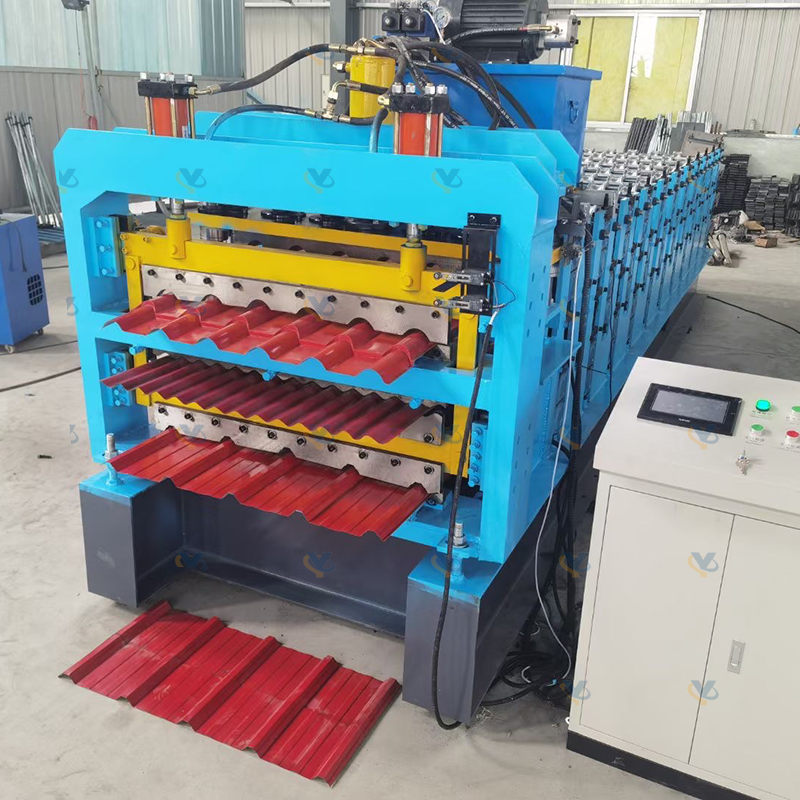 Intelligent Control Triple Layer Roll Former for Glazed Tile, PBR ...
