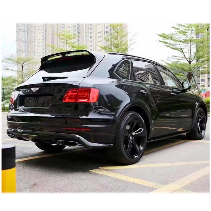 For Bentley Bentayga Upgrade W12 Real Carbon Fiber Body Kit for Bentley ...