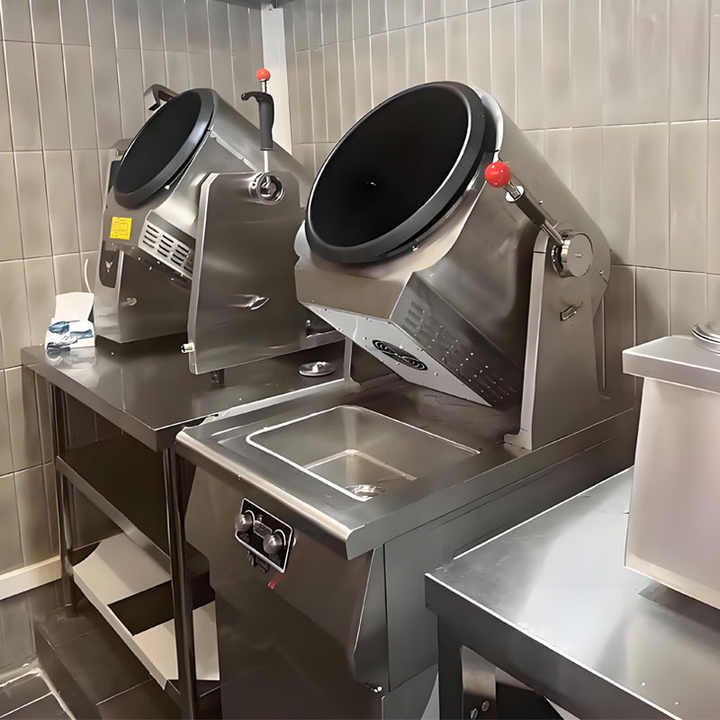 Intelligent Commercial Cooking Robot Automatic Wok Food Machine for ...