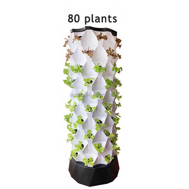 10 Layers 80 Plants Pineapple Tower Vertical Hydroponic Garden Farming ...