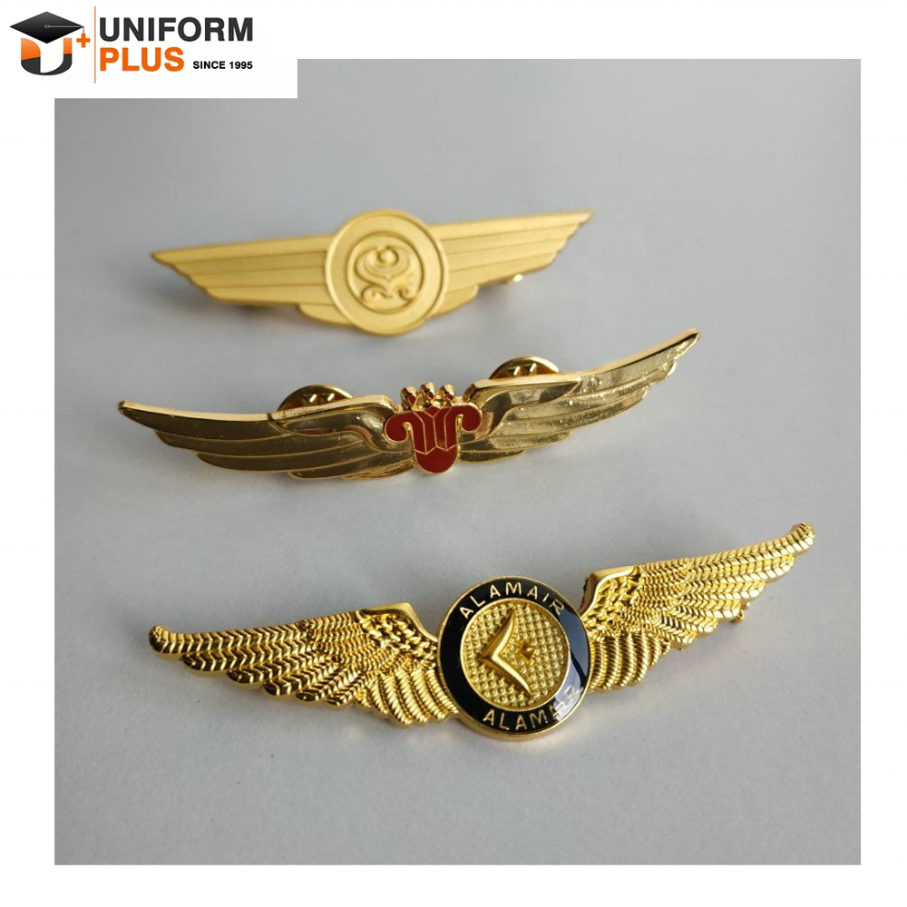 Airline Pilot Uniform Badges - Professional & Customizable