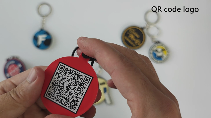 Customized Keychains with QR Code - Promotional Gift