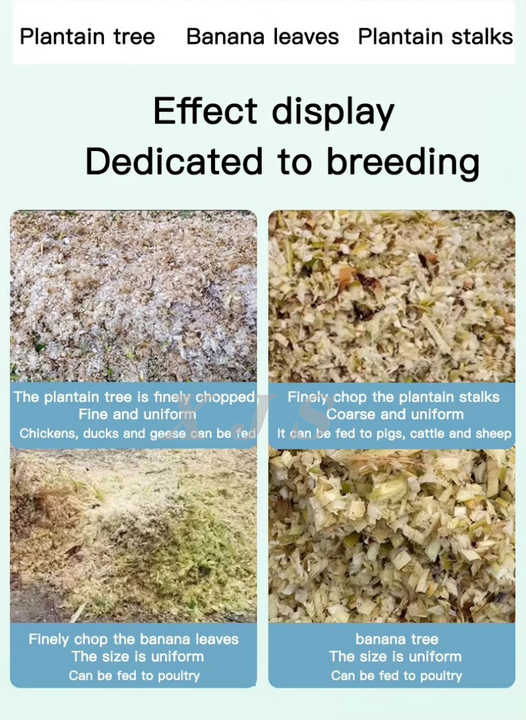 Electric Banana Stem Plantain Tree Shredder Chopper Machine Banana ...