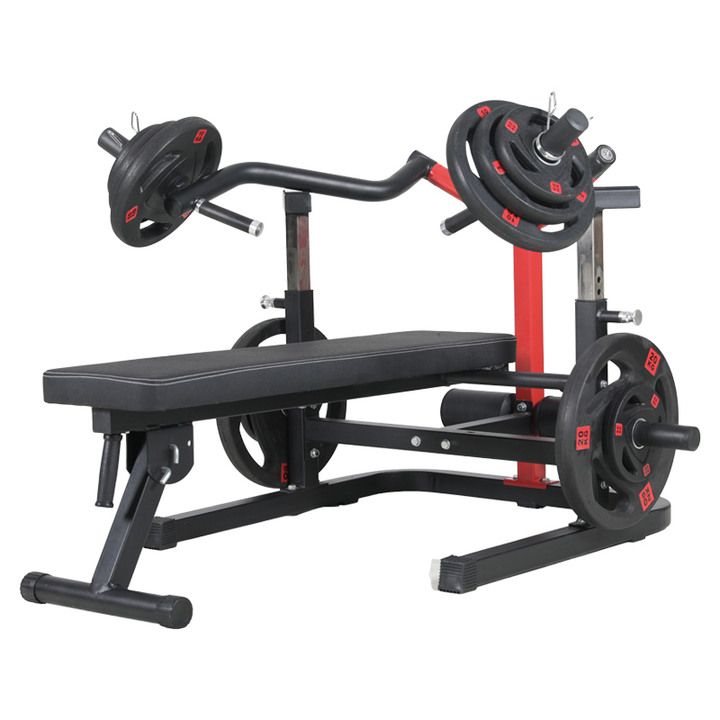 Bench Press Rack Home Folding Fitness Chest Muscle Barbell Press Belt ...
