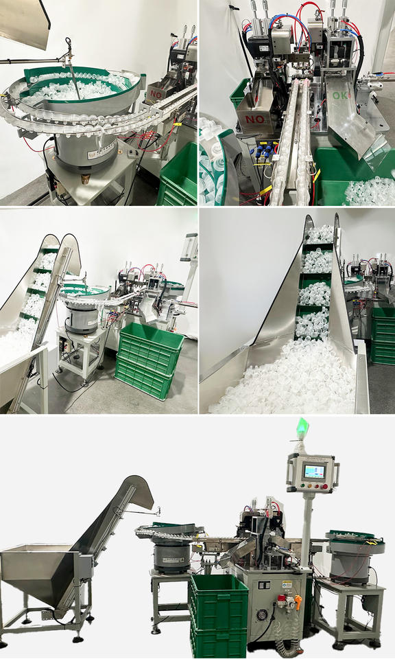 Automatic Assembly Machine 220V 2.0m Head Cap Pressing in Detection 2 ...