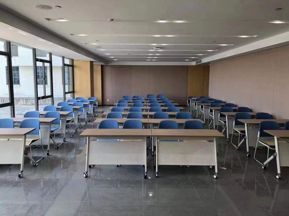 Modern Movable Foldable Wood Conference Table Frame Commercial ...