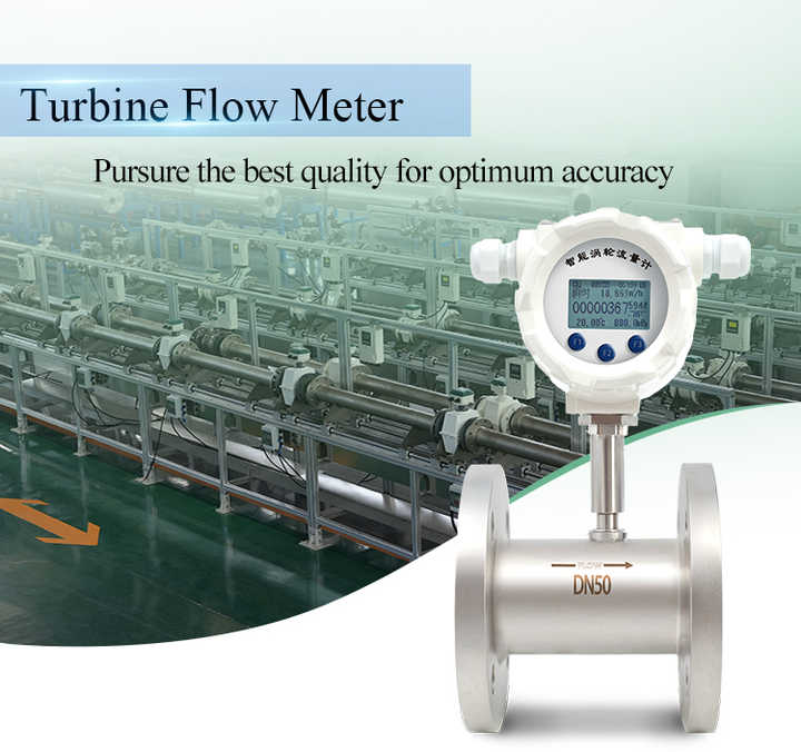 RS485 4-20ma Output Alcohol Turbine Flow Meter Oem Oil Flowmeters with ...