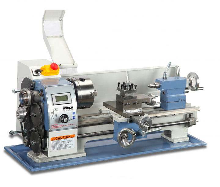 WM210V Mini Metal Lathe with Brushless Motor - 400mm Distance Between ...