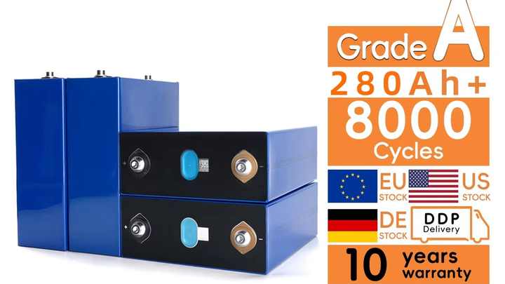 280Ah Hithium Grade A LiFePO4 Car Battery with 12V Prismatische Zelle 3 ...