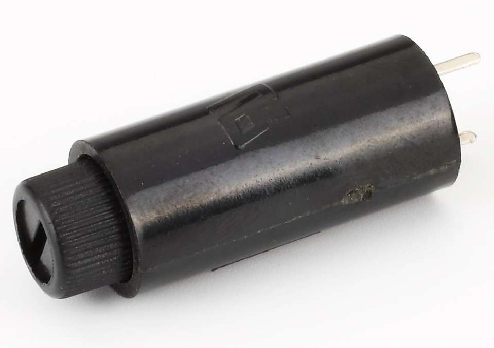 HINEW H3-24 5X20 Black Vertical Horizontal Bayonet Type PCB Fuse Holder ...