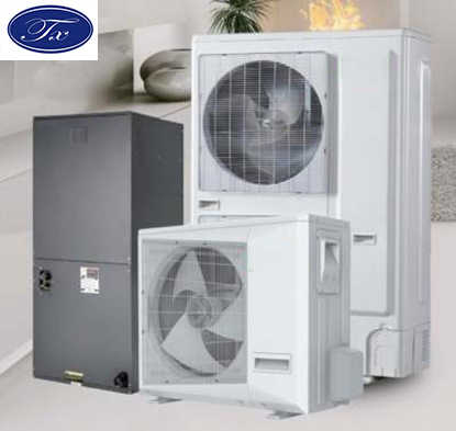 HVAC System 18SEER Air Handler AHU 24000Btu-60000Btu R410a Inverter ...