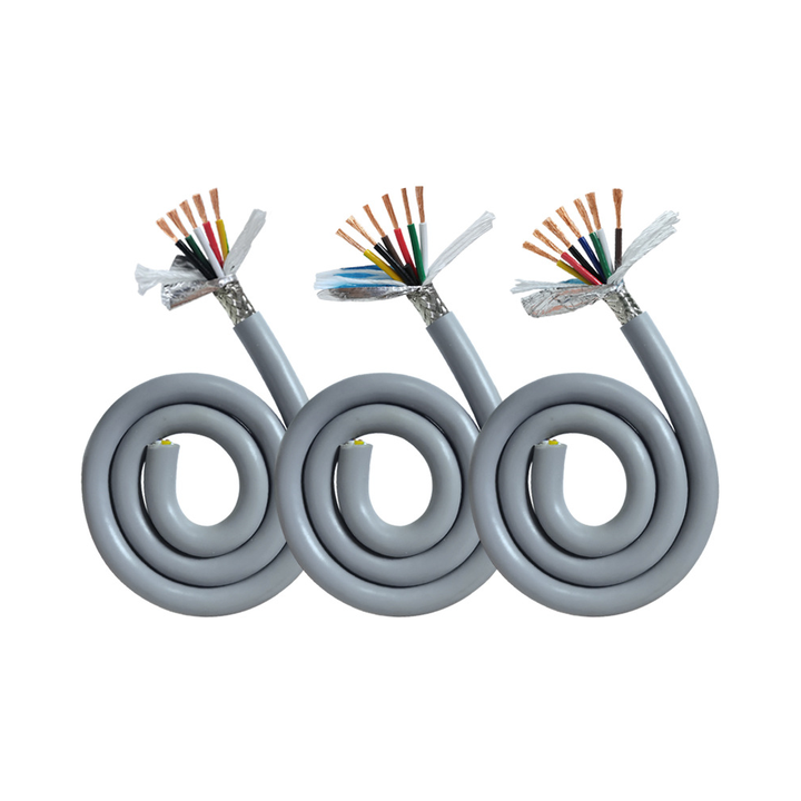 High Speed 0.25mm2 PVC Sheath 4 Core Shielded Data Cable