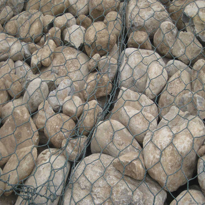 Galvanized Iron Wire Gabion Box PVC Coated Wish Mesh Gabion Durable and ...