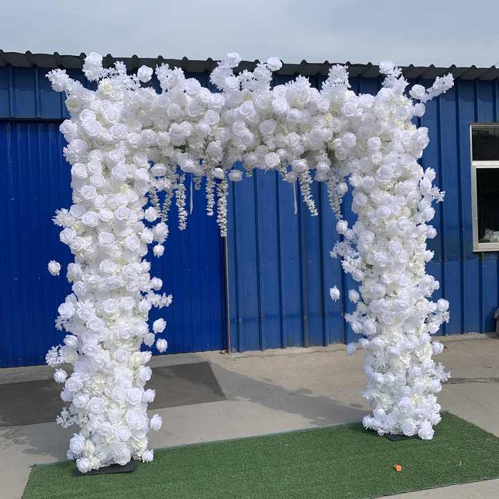 Wholesale Wedding Arch Horn with Flower Backdrop Horn Arch