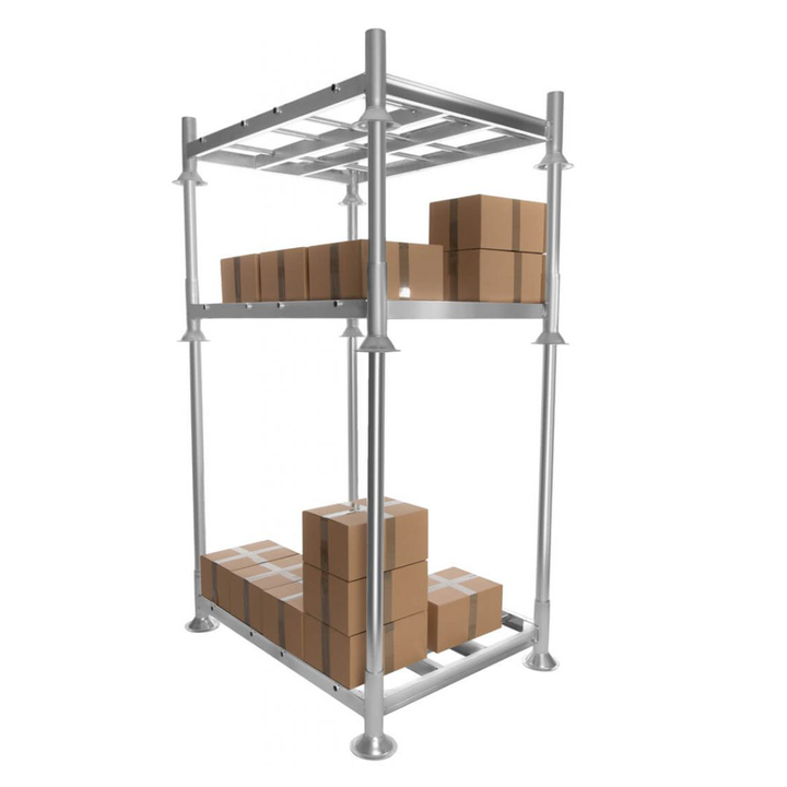 M1-2.0T Easy Stacking Post Pallet Mild Steel Rack Galvanized Steel Pipe ...