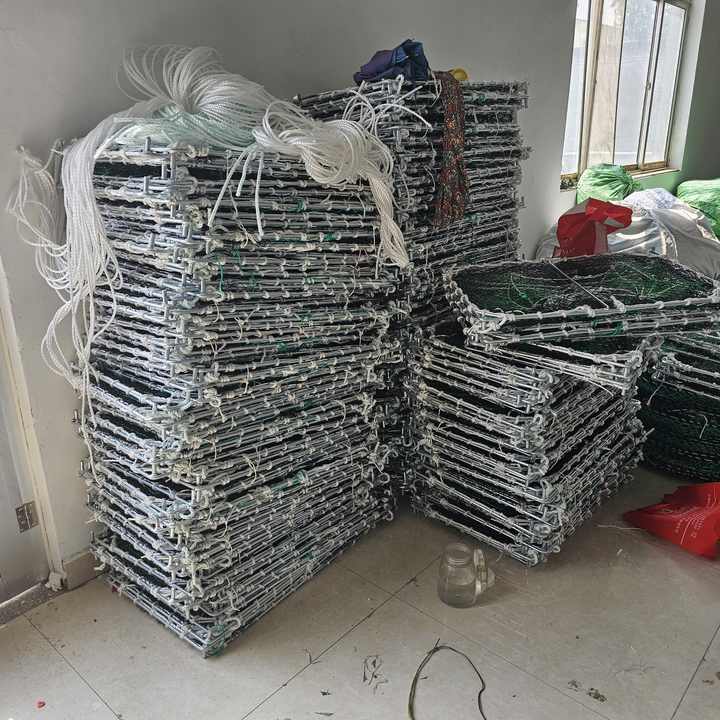 Galvanized Quadrangle Cage Octopus Cuttlefish Trap Crayfish Trap Crab ...