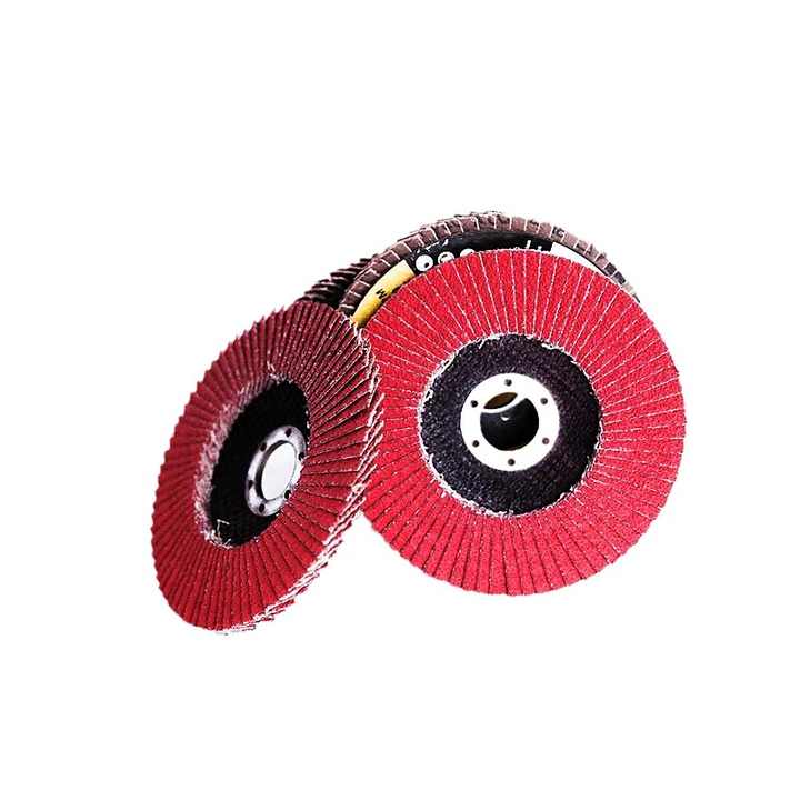 OEM/ODM Support Stainless Steel Flap Disc Red Ceramic Abrasives Flap ...