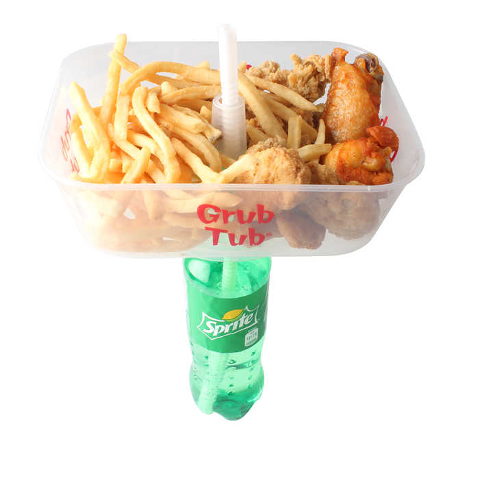 Square 30 OZ Disposable Snack Tub - Wholesale & Custom Logo