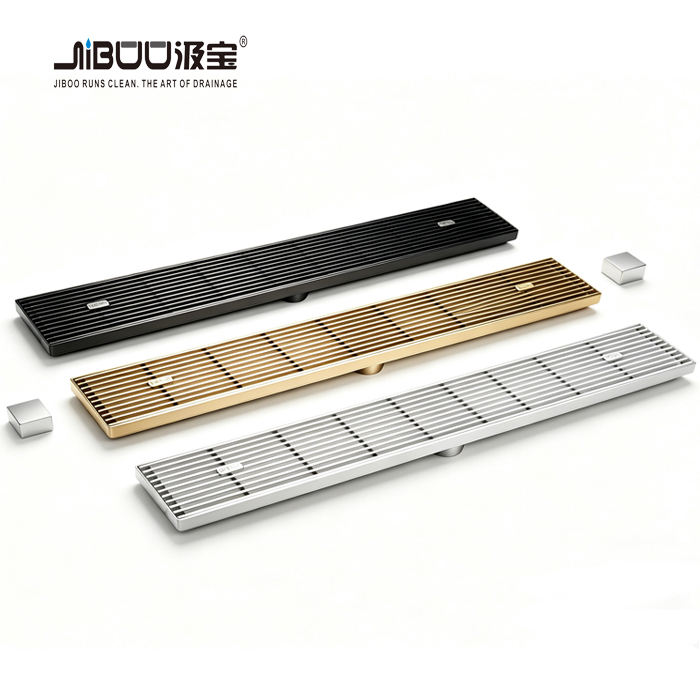 304 Stainless Steel Modern Linear Floor Drain V-Shape Fast Water ...