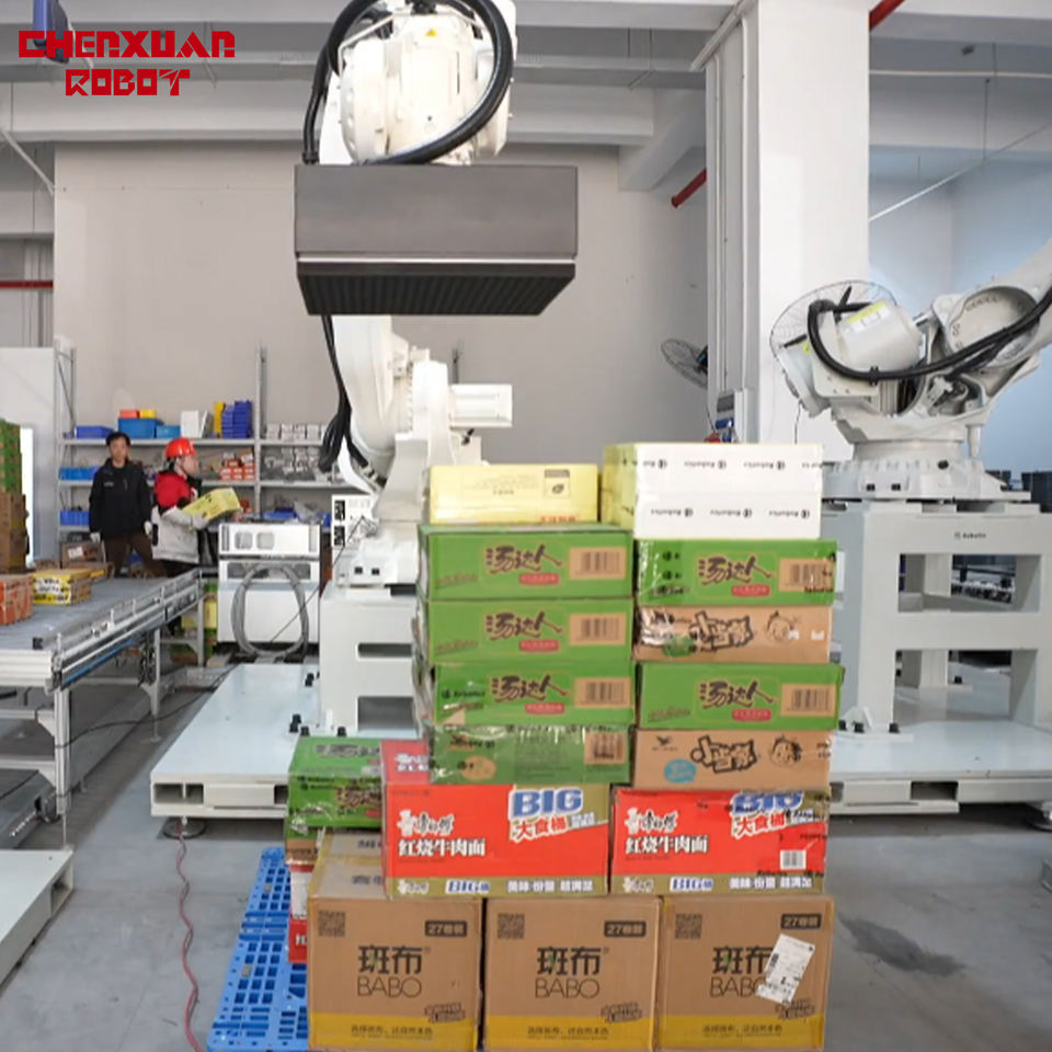 Mixed-Case Palletizing Robot with 3 Modes, 5+ Layer High Load, 1.8m ...