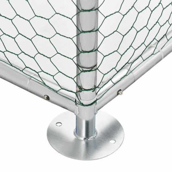 Outdoor Backyard Farm Garden Chicken Run Coops with Galvanized Pipe Pet ...