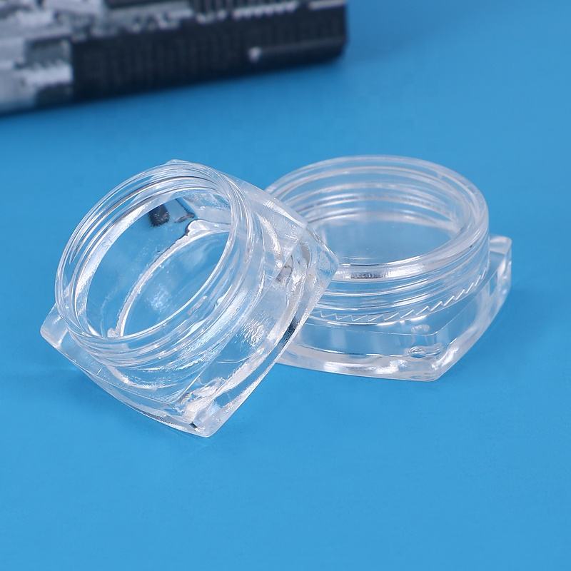 White PS Cosmetic Containers for Eye & Face Cream 5g-30g Sizes Thick ...