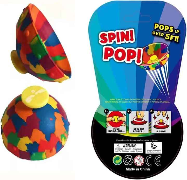 EPT 2023 New Custom Bouncing Bowl Hip Hop Jumping Pop Spinner Novel ...