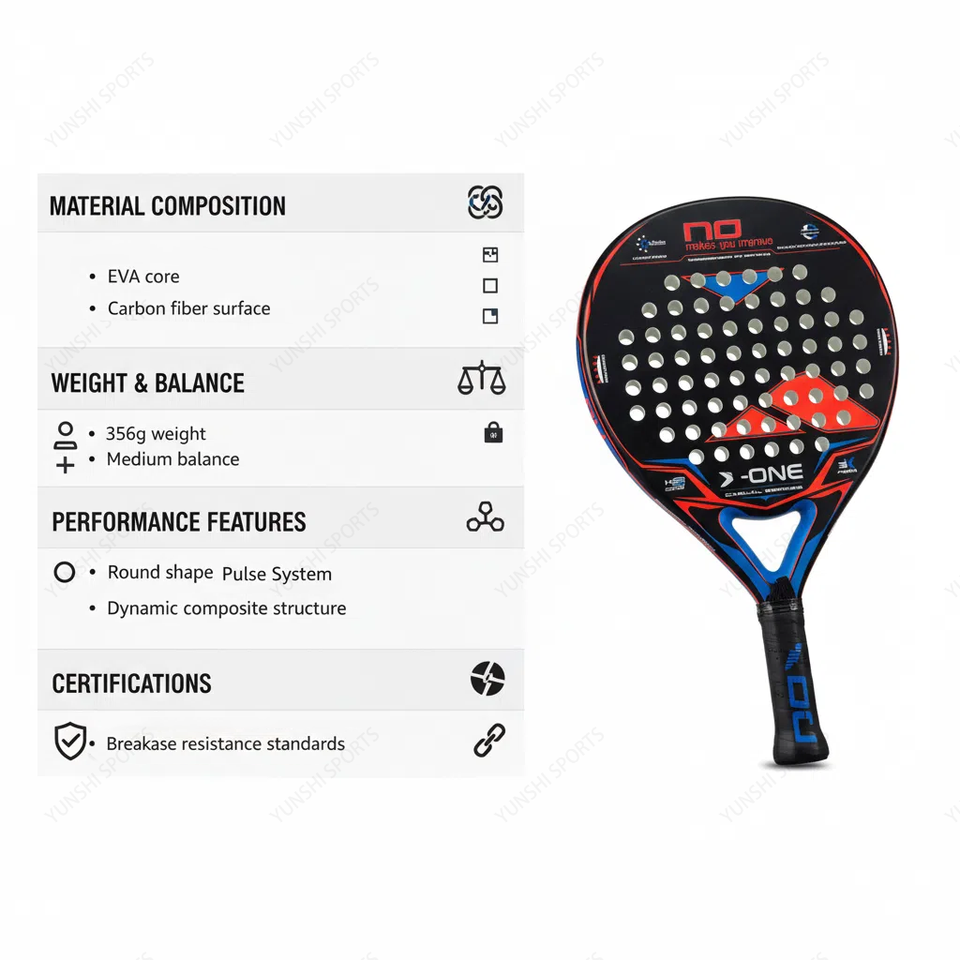 Spain Brand Advanced Padel Rackets Rough Texture Surface Robust Carbon ...